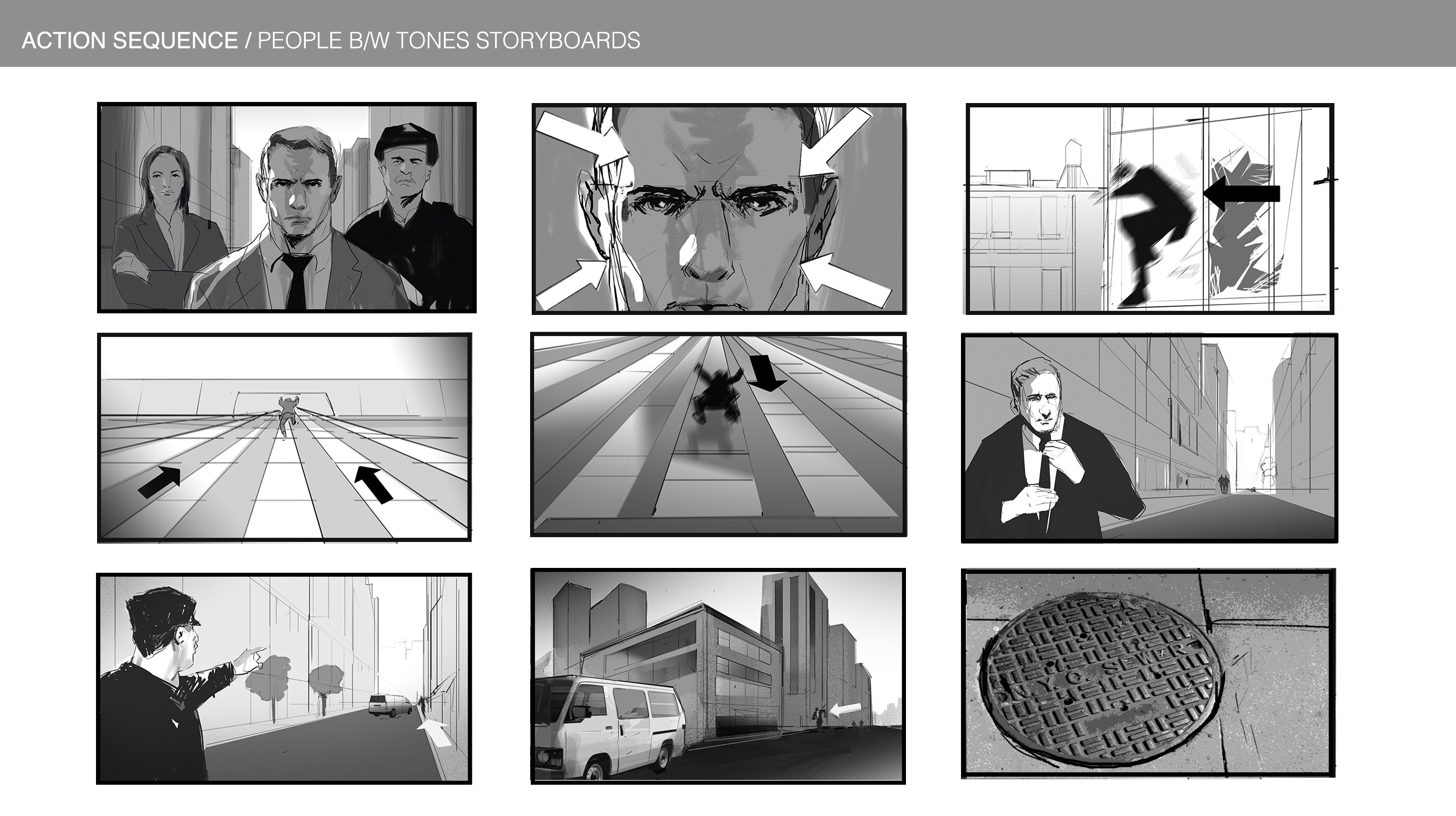 Action storyboard – Yader Fonseca